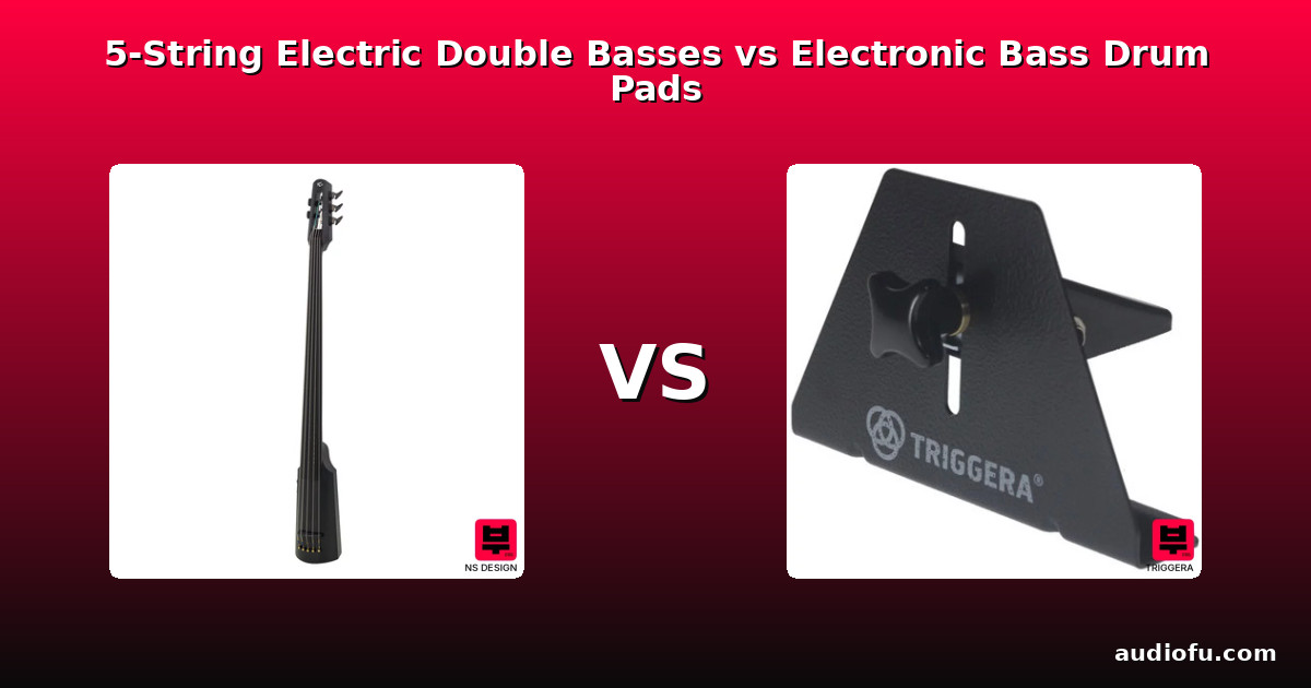 5-String Electric Double Basses vs Electronic Bass Drum Pads Comparison ...