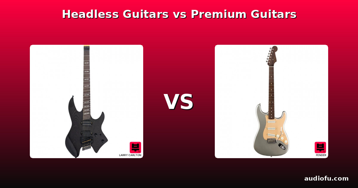 Headless Guitars vs Premium Guitars Comparison 2026 | Which Is Better?