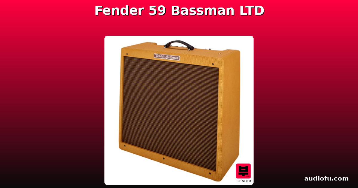 Fender 59 Bassman LTD | Tube Guitar Combos - Reviews & Buy 2026