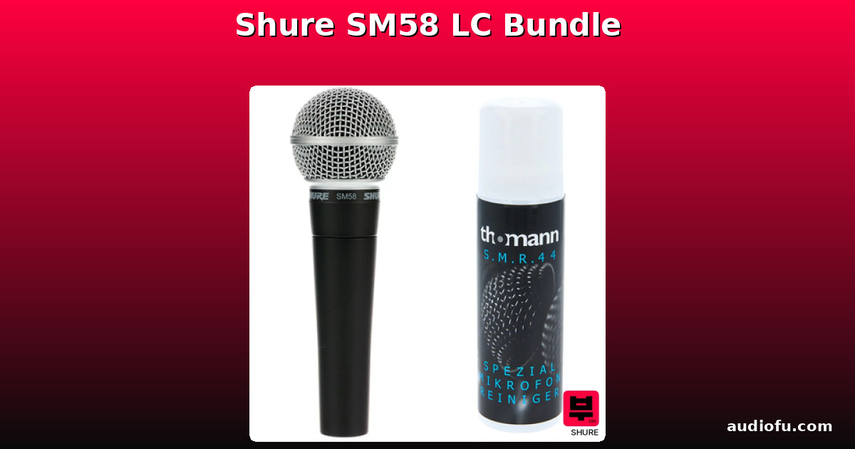 Shure SM58 LC Bundle | Dynamic Microphones - Reviews & Buy 2026