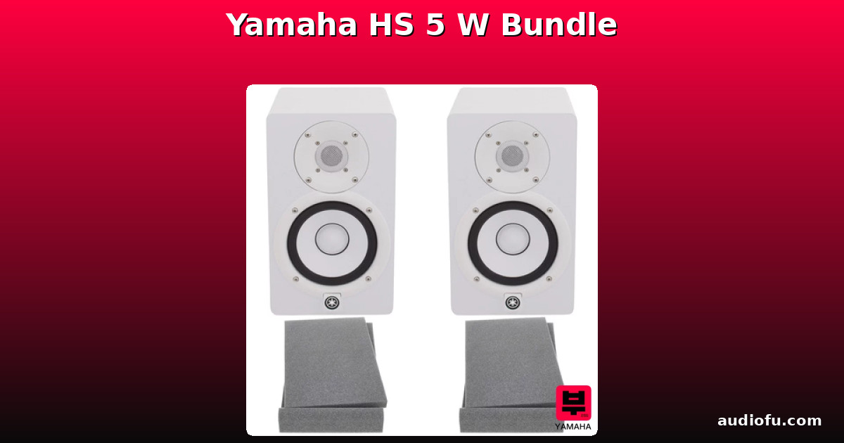 Yamaha HS 5 W Bundle | Active Nearfield Monitors - Reviews & Buy 2026