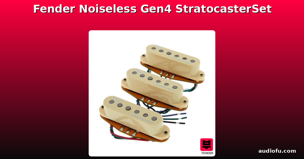 Fender Noiseless Gen4 StratocasterSet | Single Coil Pickups - Reviews ...