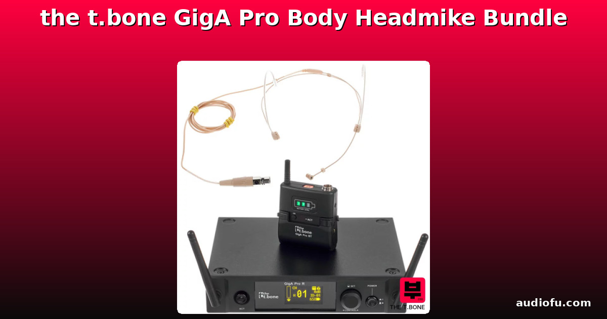 the t.bone GigA Pro Body Headmike Bundle | Wireless Microphones with ...