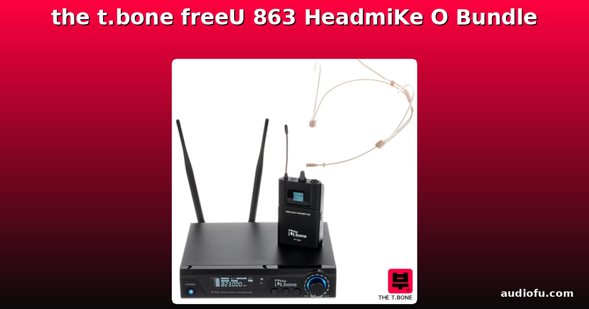 the t.bone freeU 863 HeadmiKe O Bundle | Wireless Microphones with ...