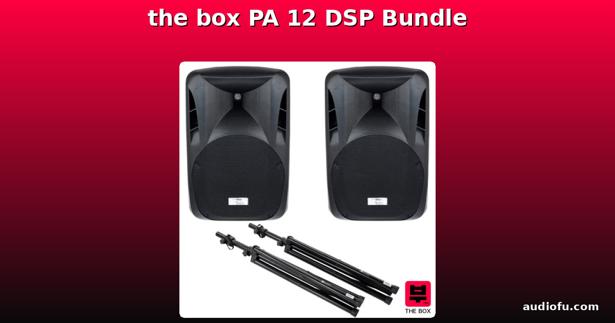 the box PA 12 DSP Bundle | Vocal and Speech PA Sets - Reviews & Buy 2026