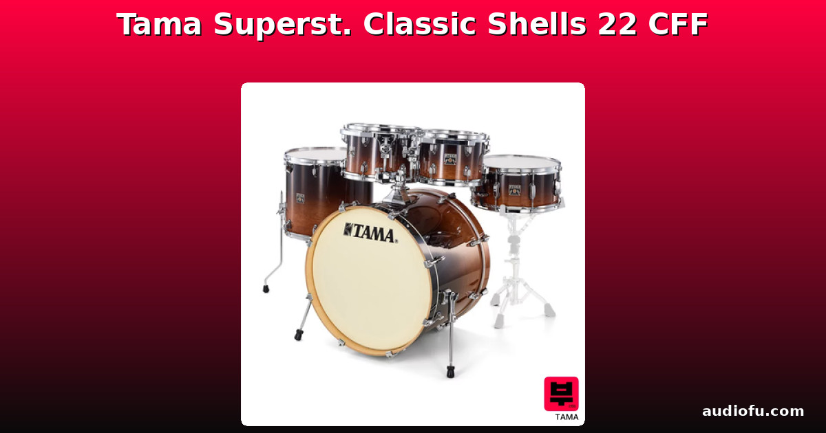 Tama Superst. Classic Shells 22 CFF | Drum Shell Sets - Reviews & Buy 2026
