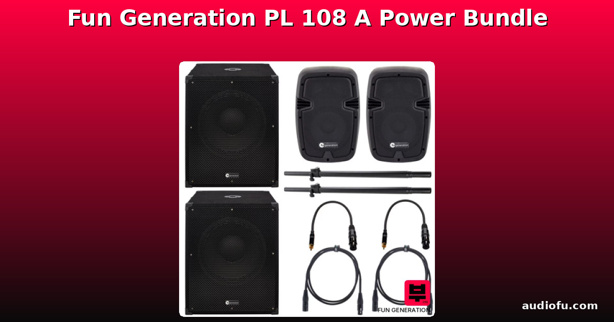Fun Generation PL 108 A Power Bundle | Active Speaker PA Sets - Reviews ...