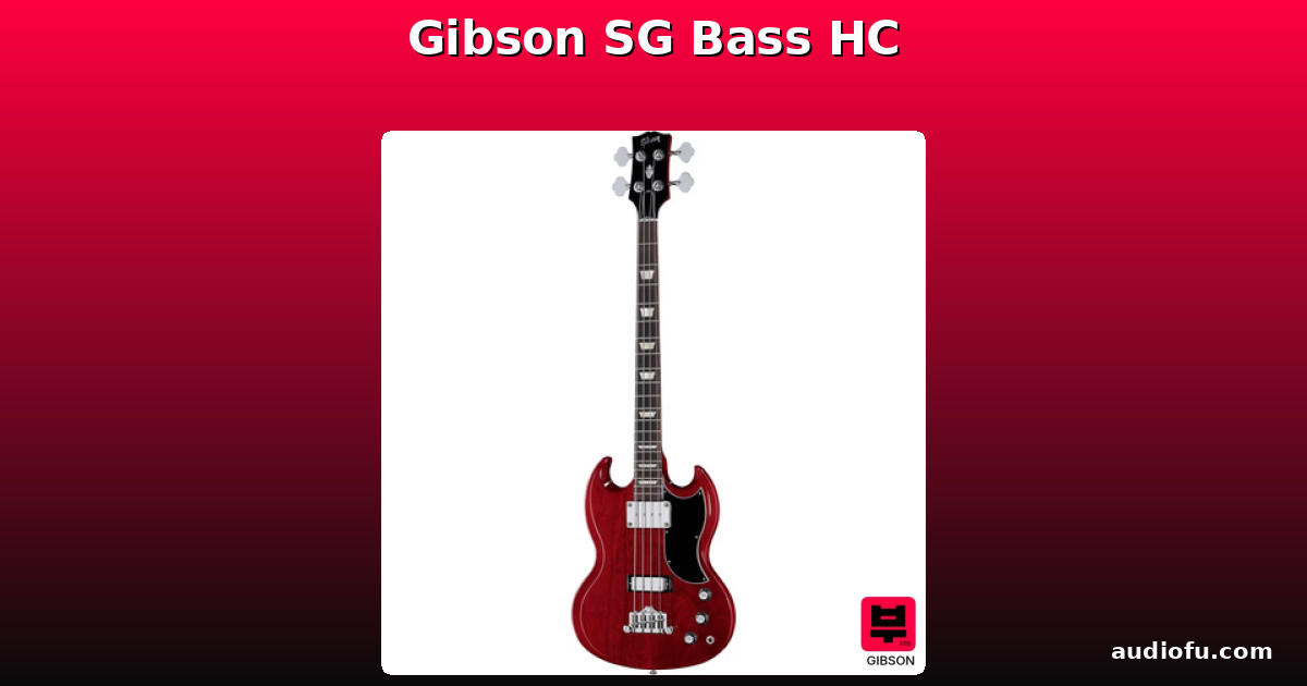 Gibson SG Bass HC | Short Scale Basses - Reviews & Buy 2026