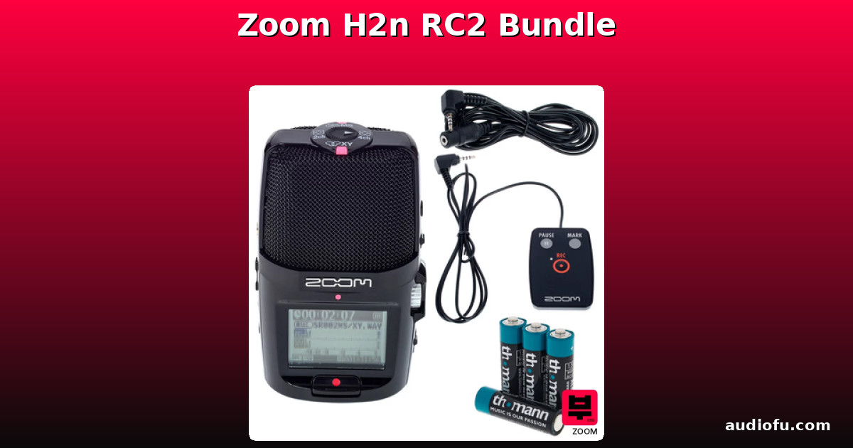 Zoom H2n RC2 Bundle | Portable Recorders - Reviews & Buy 2026