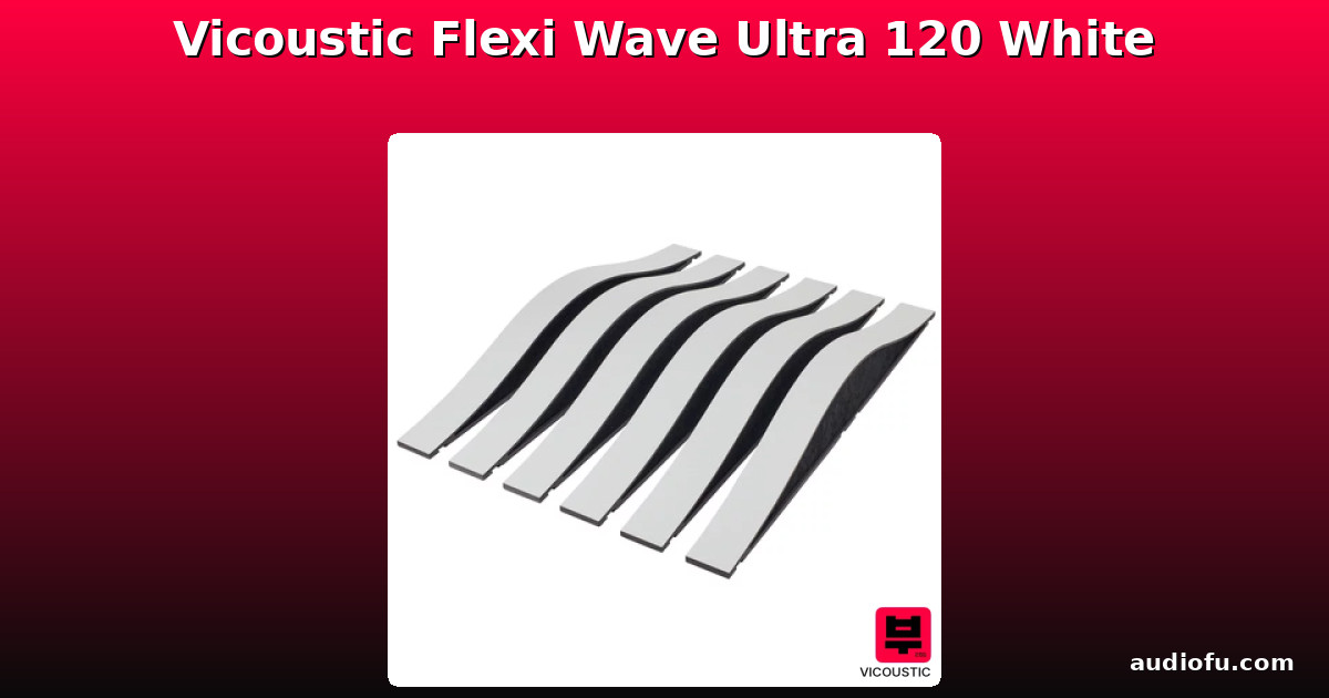 Vicoustic Flexi Wave Ultra 120 White | Broadband Acoustic Absorbers ...