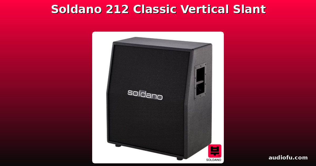 Soldano 212 Classic Vertical Slant | 2x12 Guitar Cabs - Reviews & Buy 2026