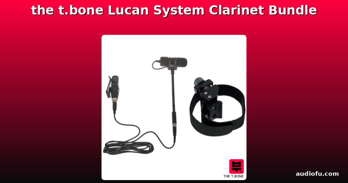 the t.bone Lucan System Clarinet Bundle | Microphones for Clarinets ...