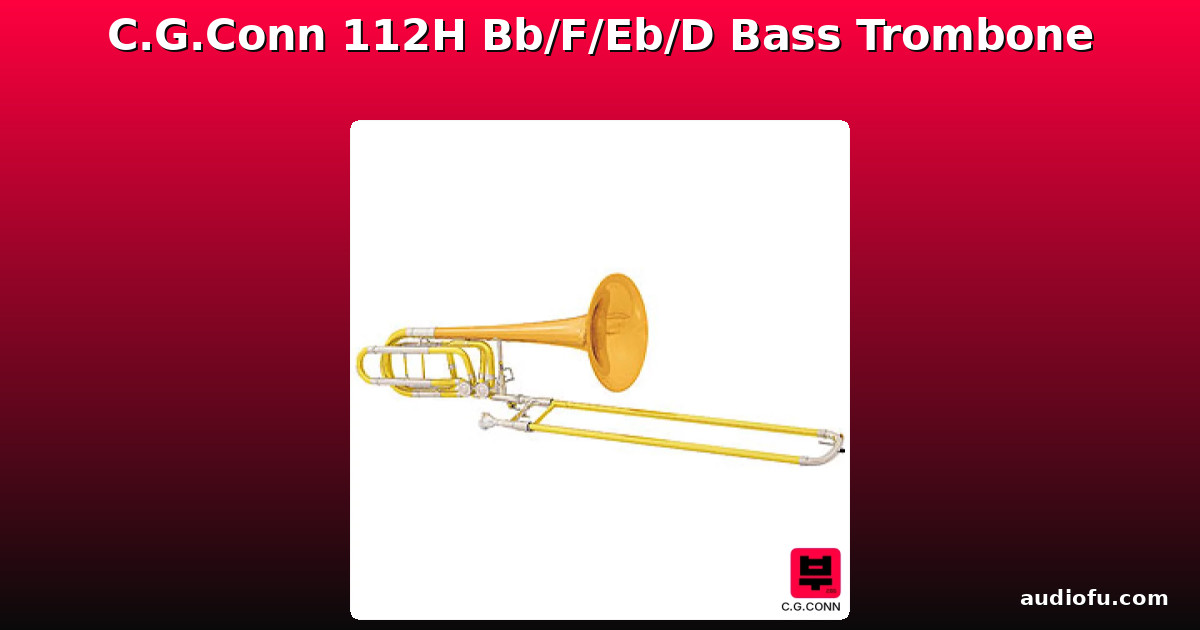 C.G.Conn 112H Bb/F/Eb/D Bass Trombone | Bass Trombones - Reviews & Buy 2026