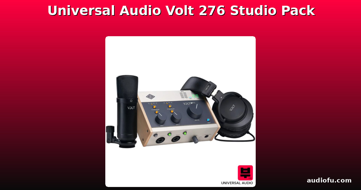 Universal Audio Volt 276 Studio Pack | USB Audio Interfaces - Reviews ...