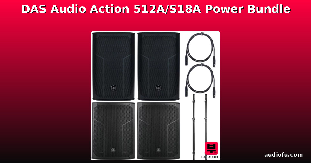 DAS Audio Action 512A/S18A Power Bundle | Band PA Sets - Reviews & Buy 2026