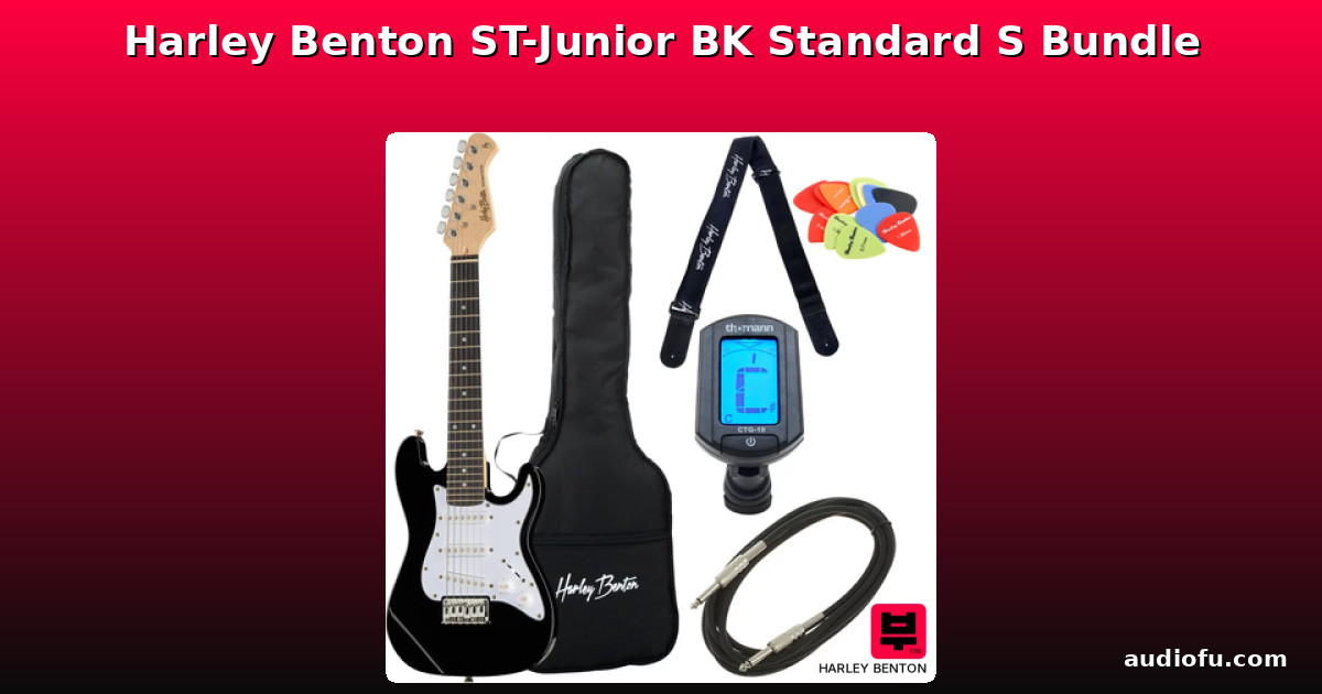 Harley Benton ST-Junior BK Standard S Bundle | Shortscale Guitars ...