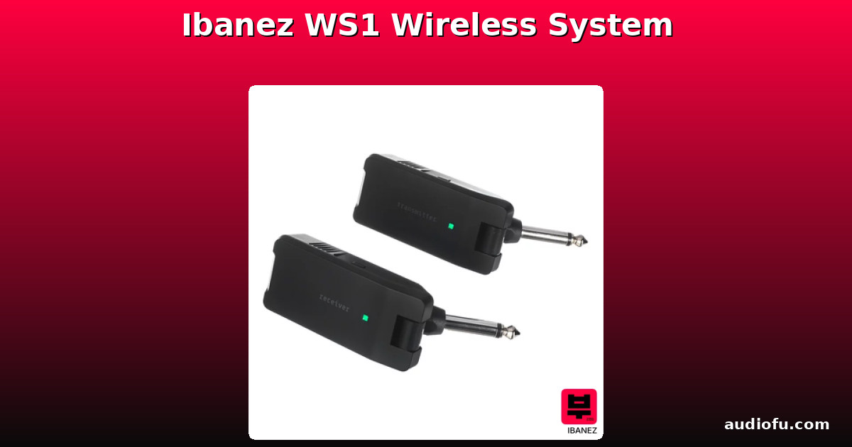 Ibanez WS1 Wireless System | Wireless Systems for Guitar and Bass ...