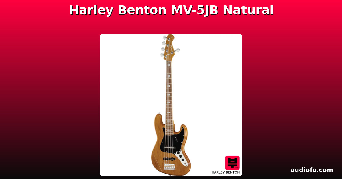 Harley Benton MV-5JB Natural | 5-String J-Basses - Reviews & Buy 2026