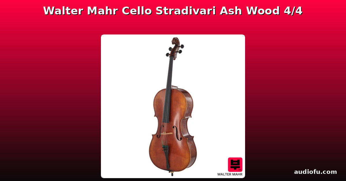 Walter Mahr Cello Stradivari Ash Wood 4/4 | Acoustic Cellos - Reviews ...