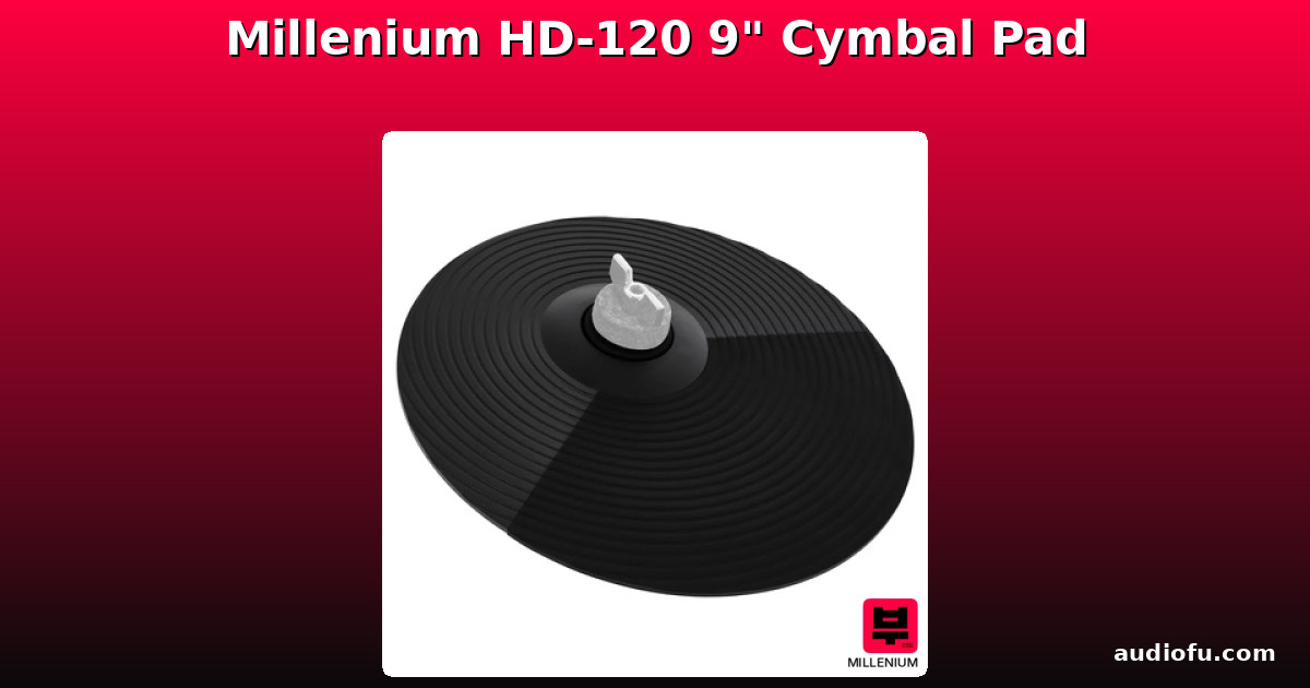 Millenium HD-120 9" Cymbal Pad | Electronic Cymbal Pads - Reviews & Buy ...