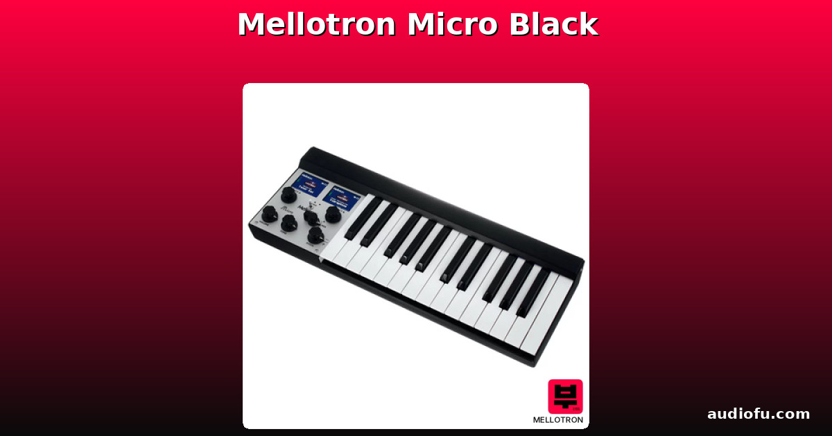 Mellotron Micro Black | General Synthesizers - Reviews & Buy 2026