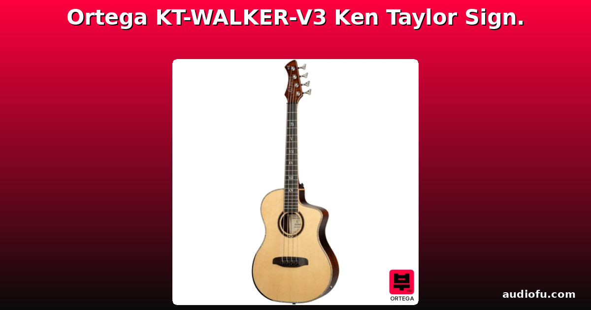 Ortega KT-WALKER-V3 Ken Taylor Sign. | 4-String Acoustic Basses ...