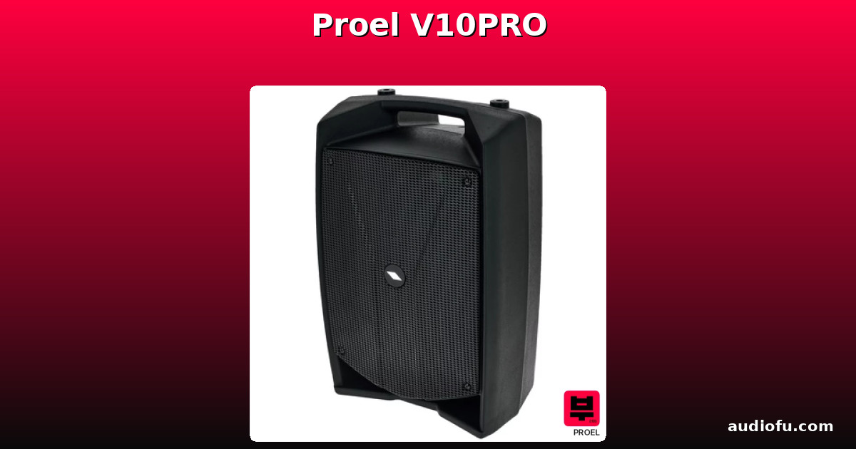 Proel V10PRO | Active Full-Range PA Speakers - Reviews & Buy 2026