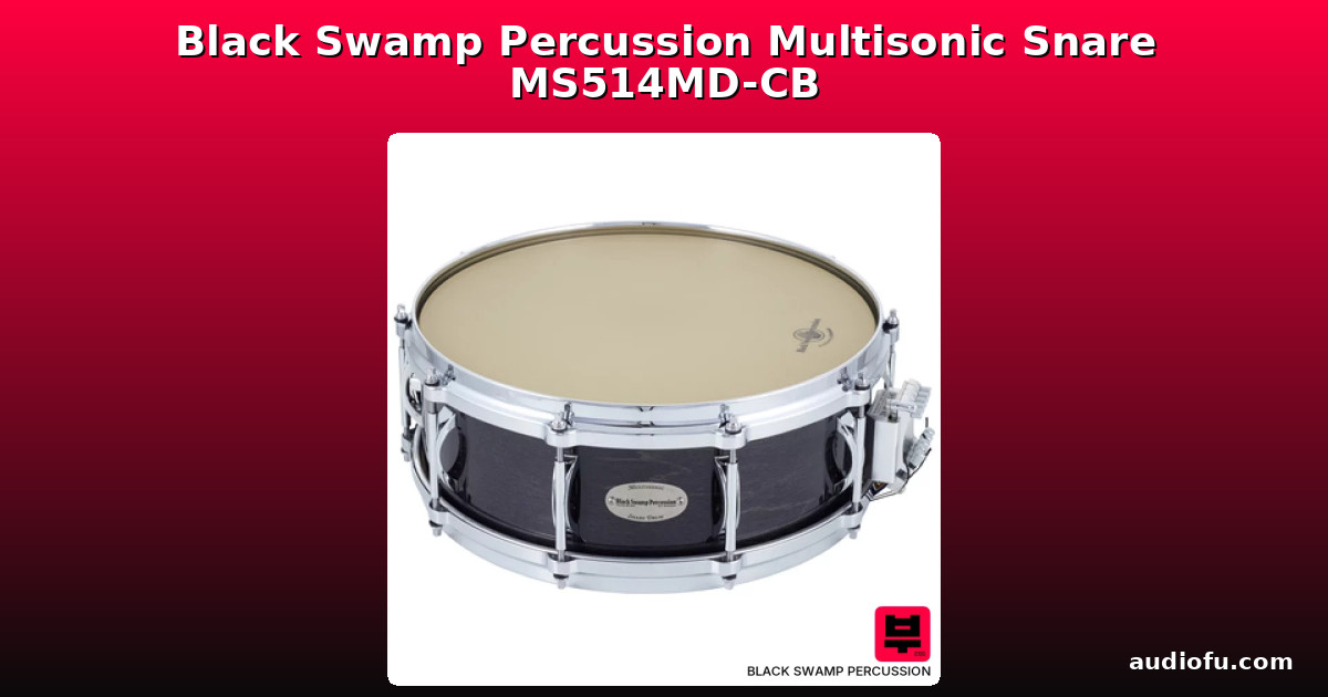 Black Swamp Percussion Multisonic Snare MS514MD-CB | Concert Snares ...