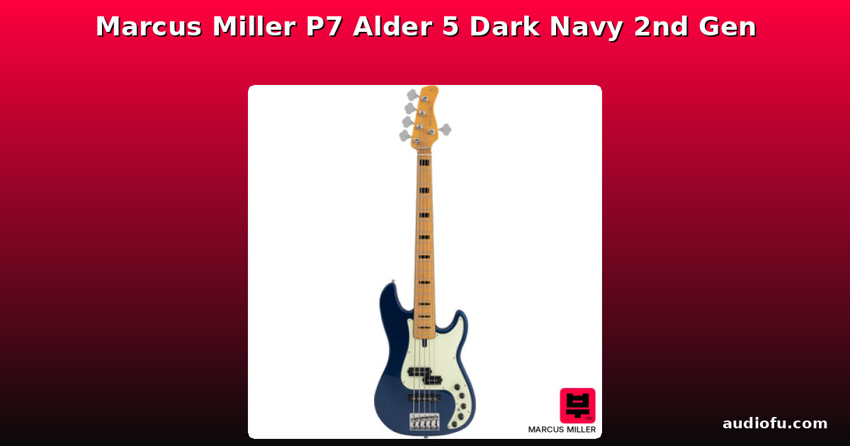 Marcus Miller P7 Alder 5 Dark Navy 2nd Gen | 5-String P-Basses ...