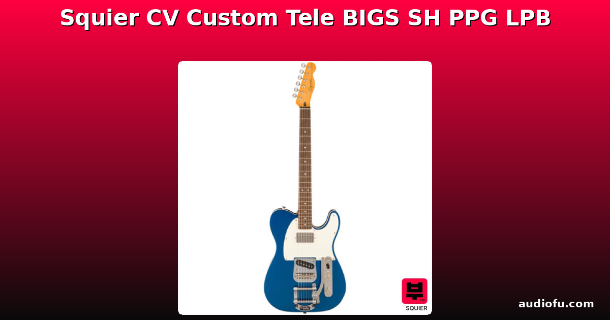 Squier CV Custom Tele BIGS SH PPG LPB | T Style Guitars - Reviews & Buy ...