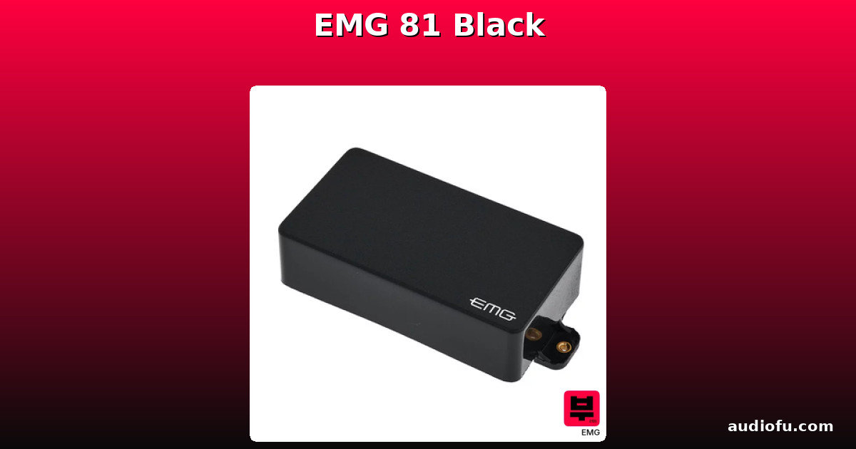 EMG 81 Black | Humbucker Pickups - Reviews & Buy 2026